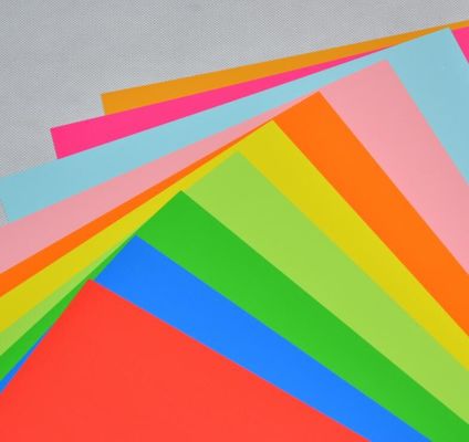 Bright Neon Coloured Paper Sheets Fluorescent Paper A4 Size 80gsm