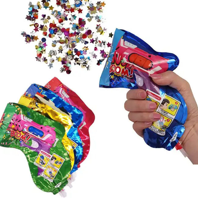 Inflatable Toy Fireworks Gun Handheld Confetti Poppers Cannons For ...