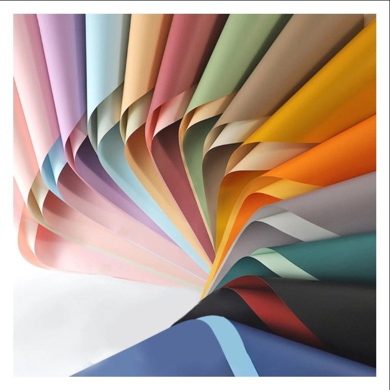 Two-color Korean Wrapping Paper Waterproof Flower Bouquet Packaging