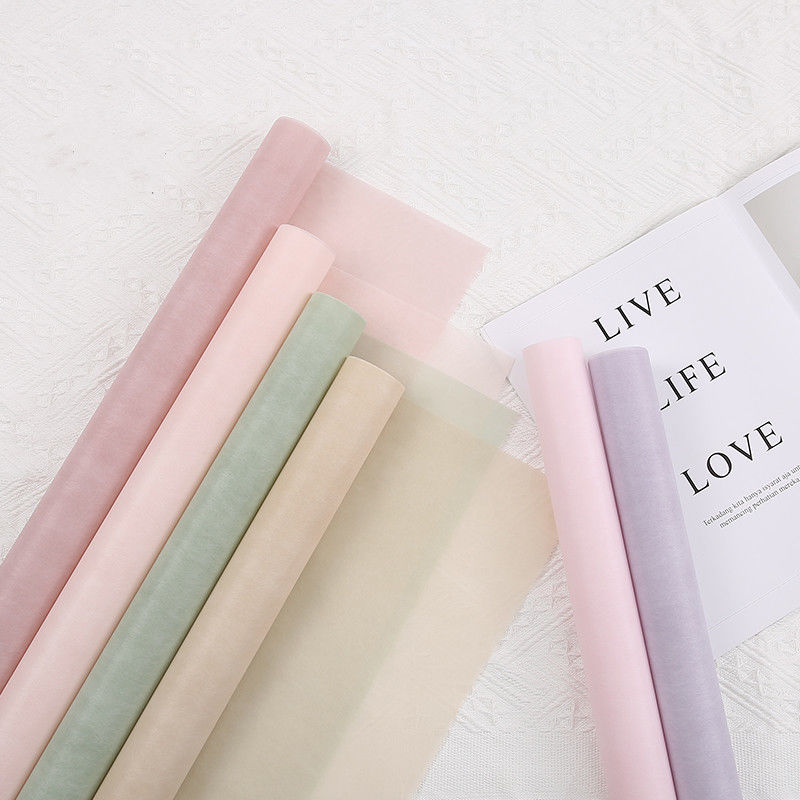 Plain Colors Nonwoven Bouquet Packing Paper 25gsm Ecofriendly Wrapping ...