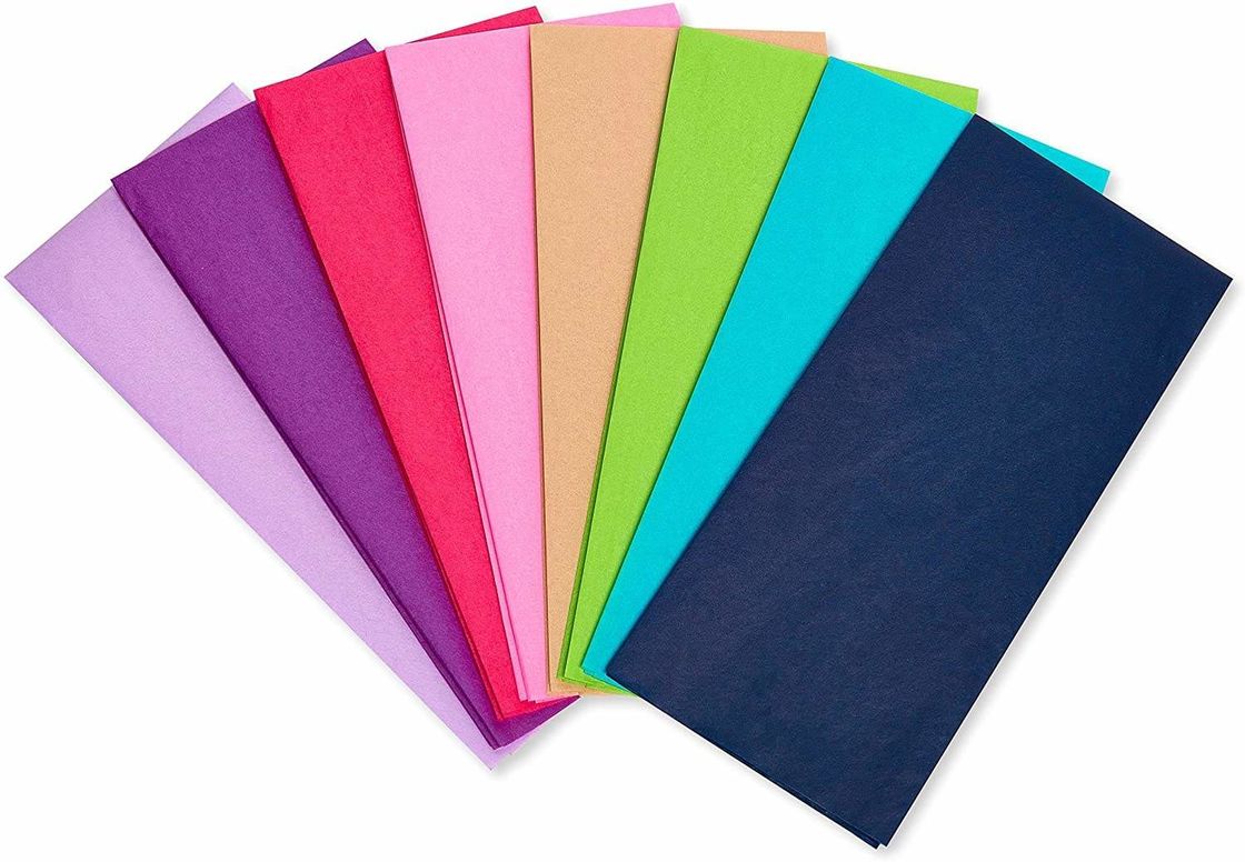 17gsm Wood Pulp Solid Colored Craft Paper 50cmX100cm Tissue Paper