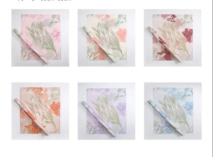 50CMX58CM Printed Wrapping Paper Customizable Packaging for Art Paper ...