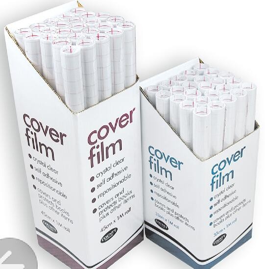 Back To School Transparent Adhesive Book Cover Roll A4 A5 A3 0.05mm-0.1mm